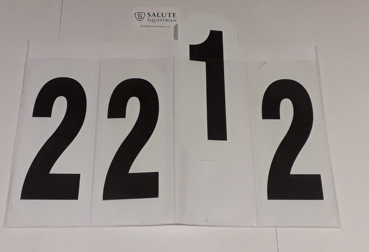 Salute Equestrian Ultimate Number Bib Inserts - Salute Equestrian Ltd